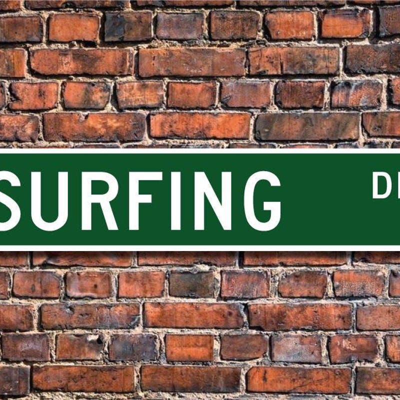 Surf Sign - Etsy