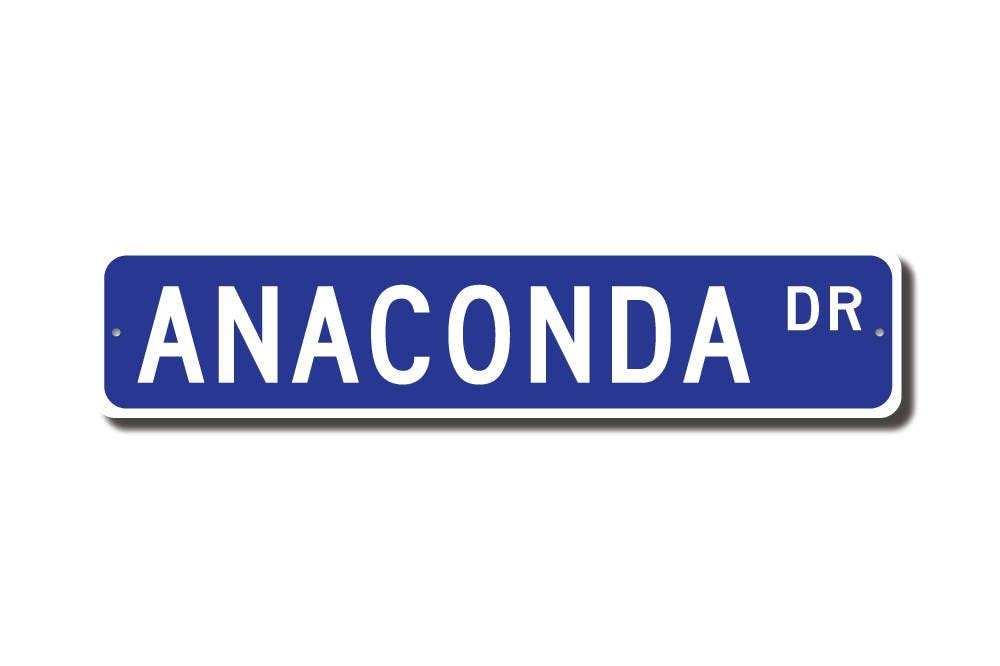 Anaconda, Anaconda Gift, Anaconda Sign, Large Snake, Zoo Enclosure Sign ...