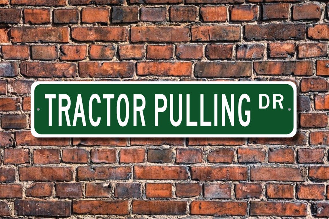 Tractor Pulling Tractor Pulling Sign Tractor Pulling Fan | Etsy