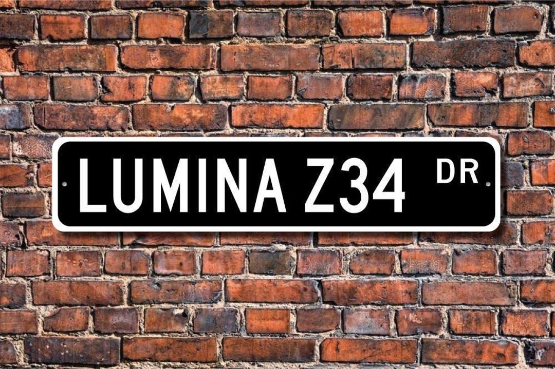 Lumina Z34, Chevrolet Lumina Z34 Sign, Chevy Lumina Z34 Gift, Chevrolet ...