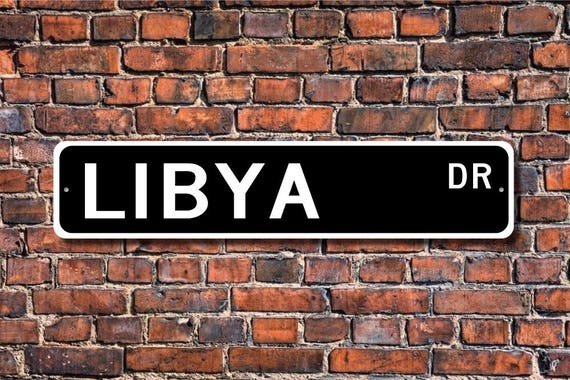 Libya Sign Libya Gift Libya Souvenir Sign Libya Keepsake | Etsy