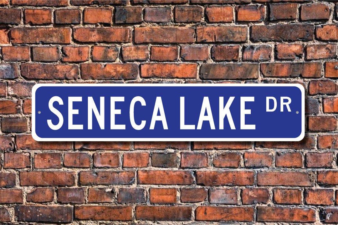 Seneca Lake, Seneca Lake Sign, New York Finger Lake, Seneca Lake ...