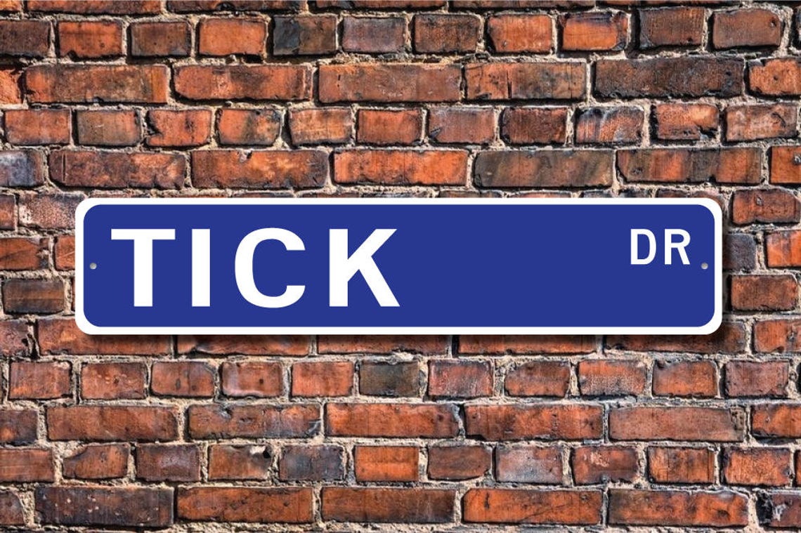 Tick Tick Gift Tick Sign Tick Decor Tick Lover Arachnid | Etsy