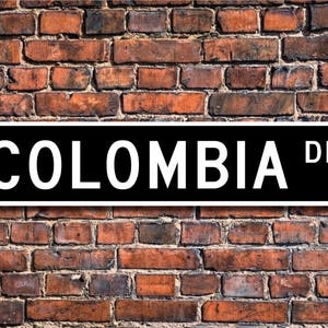 Colombia Sign Colombia Wall Decor Colombia Souvenir - Etsy