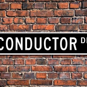 Conductor Conductor Gift Conductor Sign Train Conductor - Etsy