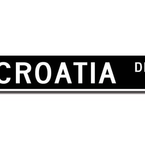 Croatia Sign, Croatia Wall Decor, Croatia Gift, Croatia Souvenir Sign ...