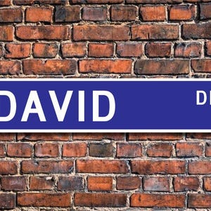 David, David Sign, David Fan, David Decor, Child Gift, Grandchild Gift ...