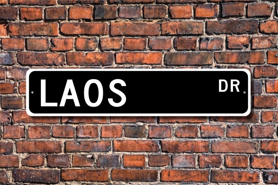Laos Sign Laos Gift Laos Souvenir Sign Laos Keepsake Laos - Etsy