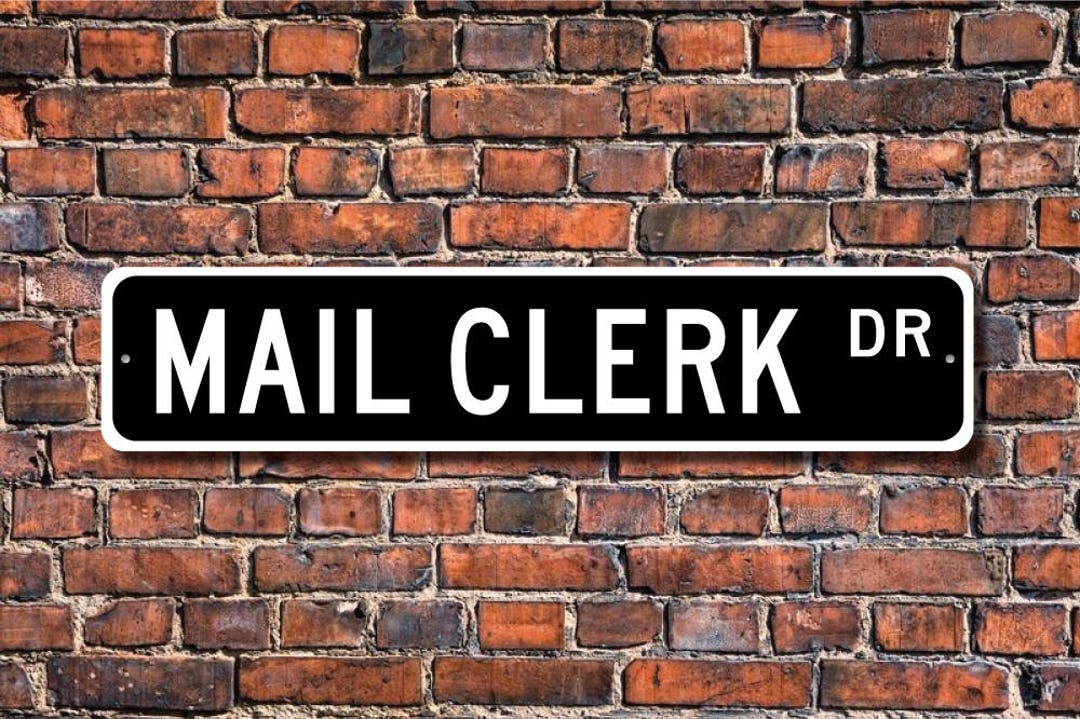 Mail Clerk, Mail Clerk Gift, Mail Clerk Sign, Post Office, Postal ...