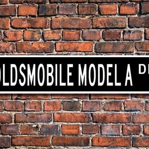 Model A, Oldsmobile Model A, Oldsmobile Model A Sign, Vintage Car ...