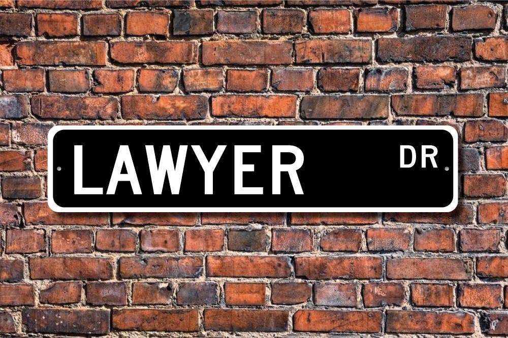 Lawyer Lawyer Gift Lawyer Sign Attorney Gift for Lawyer - Etsy