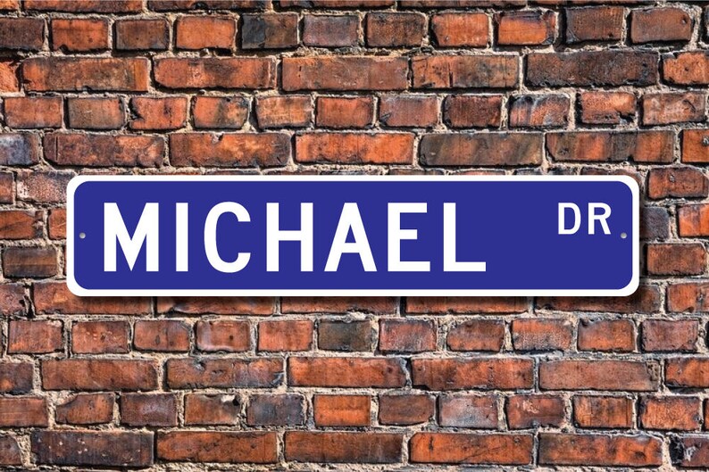 Michael Michael Sign Michael Gift Michael Decor Child - Etsy