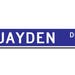 Jayden Jayden Sign Jayden Fan Jayden Decor Child Gift - Etsy