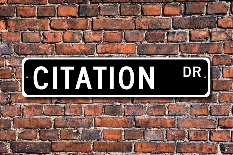 Citation Chevrolet Citation Sign Chevrolet Citation Gift - Etsy