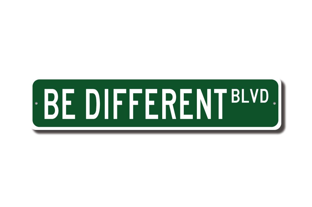 Be Different Sign Phrases Decor Phrases Gift Phrases - Etsy