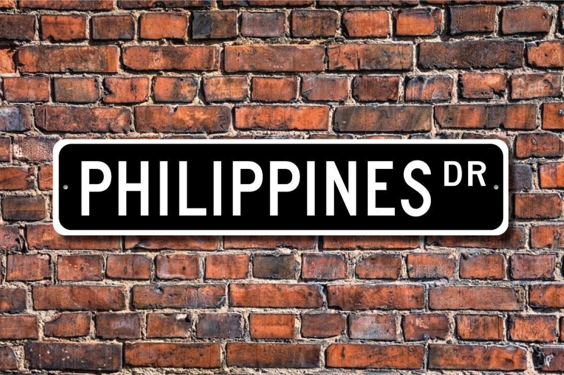 Philippines Philippines Gift Philippines Sign Souvenir | Etsy