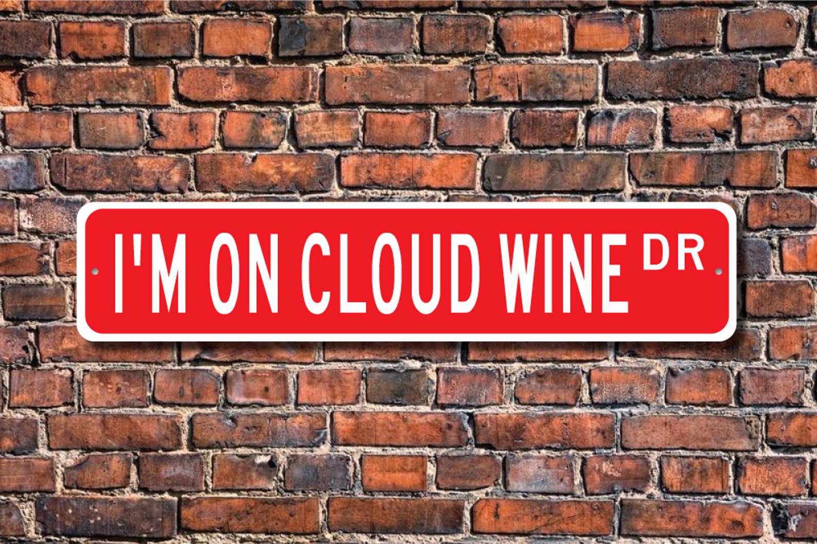 I'm On Cloud Wine Sign Wine Decor Wine Lover Gift Wine | Etsy