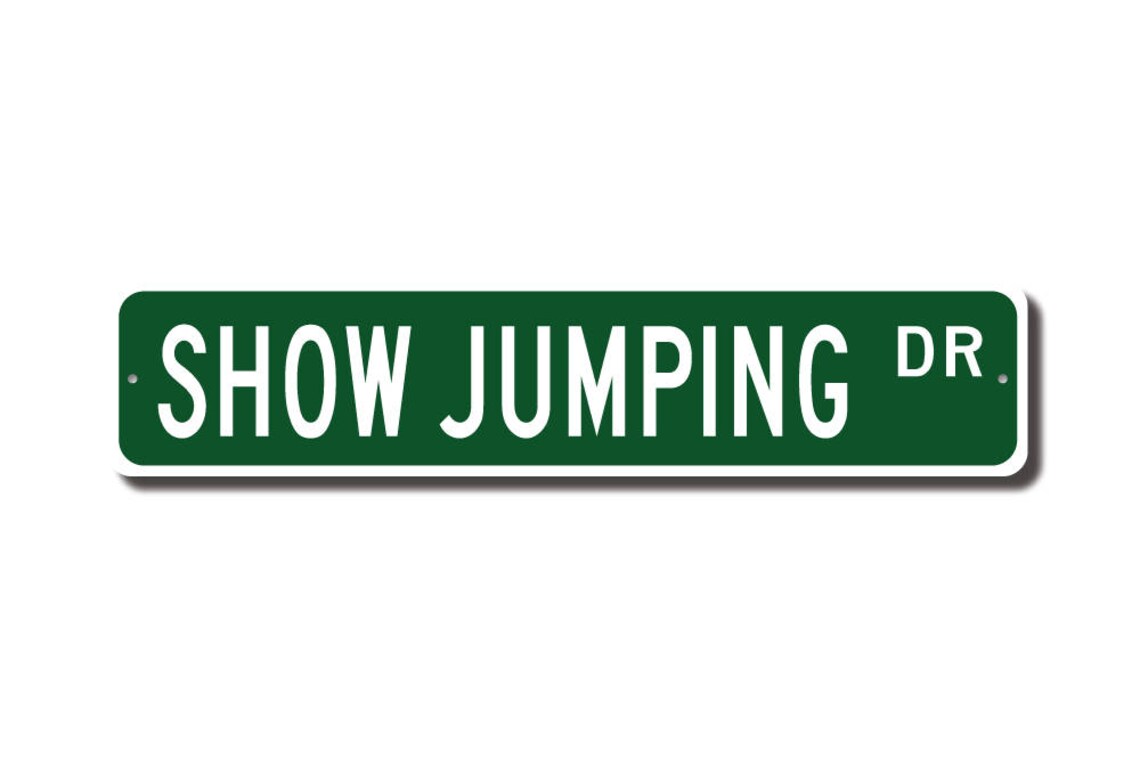 Show Jumping Show Jumping Sign Show Jumping Fan Show - Etsy UK