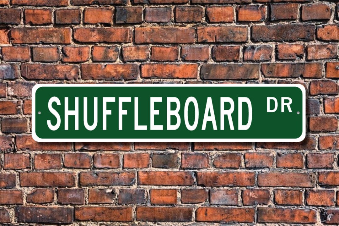 Shuffleboard, Shuffleboard Sign, Shuffleboard Fan, Shuffleboard Player ...
