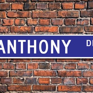 Anthony Anthony Sign Anthony Gift Child Gift Grandchild - Etsy