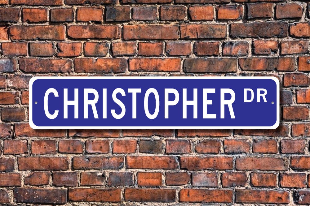 Christopher Christopher Sign Chris Fan Child Gift - Etsy Ireland