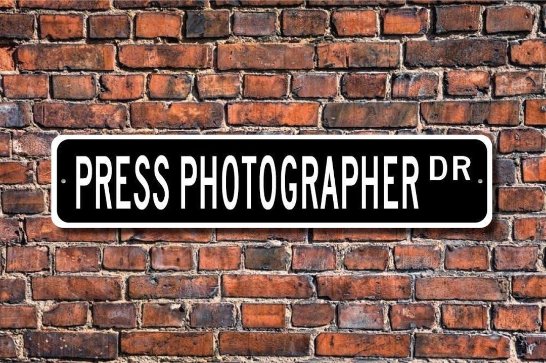 Press Photographer, Press Photographer Gift, Press Photographer Sign ...