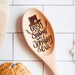 Frosty the Snowman Wooden Spoon Laser Engraved Christmas - Etsy