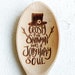 Frosty the Snowman Wooden Spoon | Laser Engraved Christmas Kitchen ...