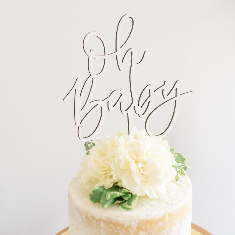 Baby Cake Topper - Etsy