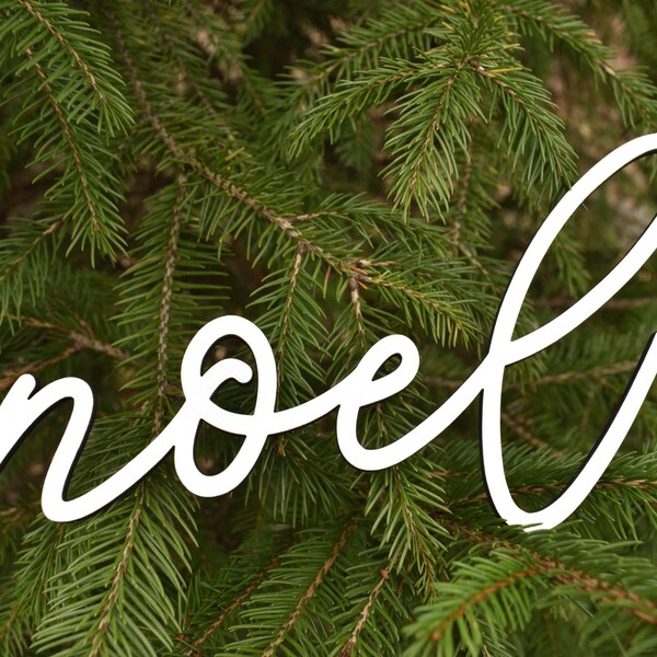 Christmas Word Script - Etsy