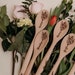 Grandma Spoon | Personalized Wooden Gift for Grandma | Flower Bouquet ...