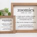 Zoomies Dog Sign | Wood Framed Zoomies Definition Dog Sign | Small or ...