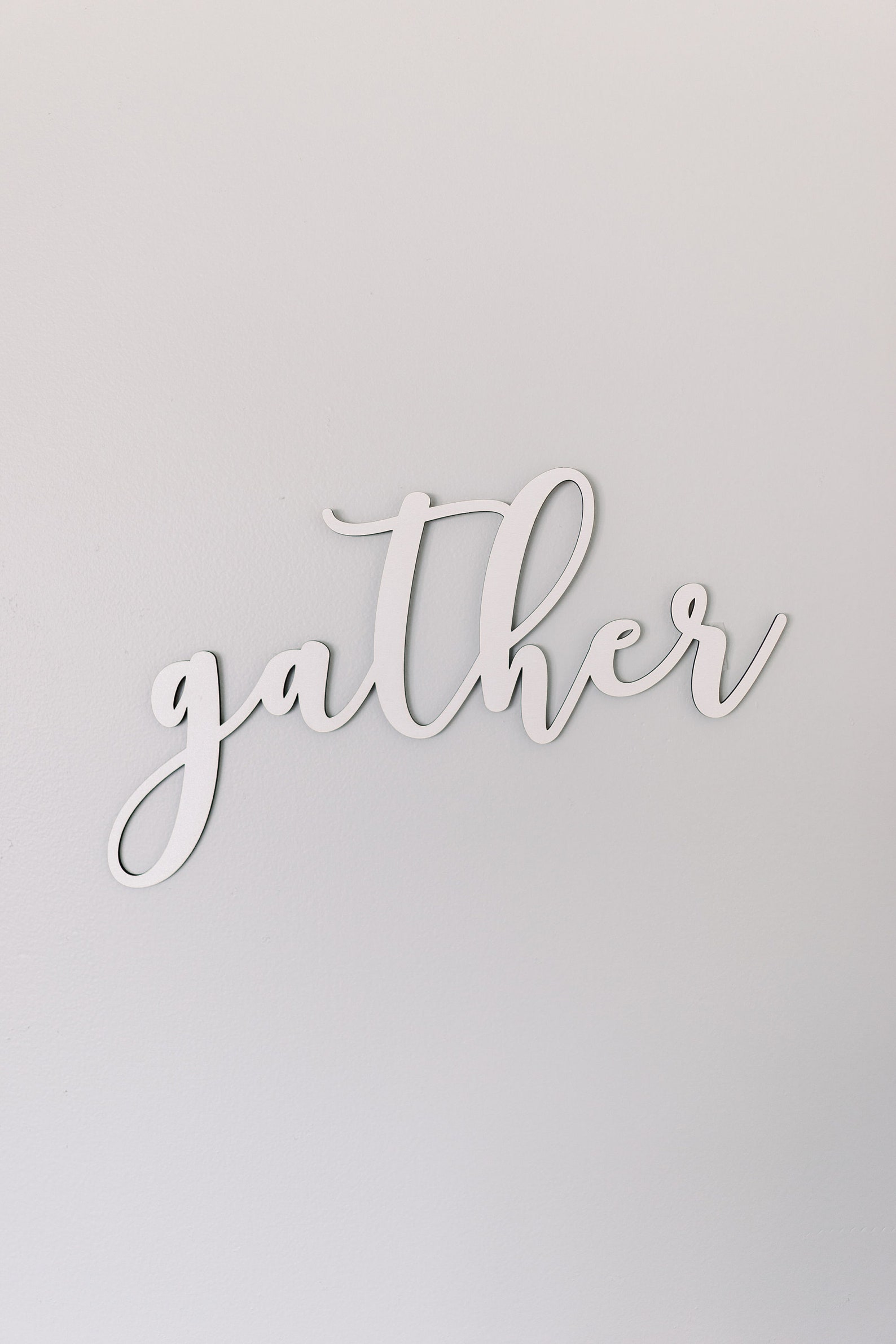 Gather Sign Gather Word Cut Out Gather Cutout Gather - Etsy