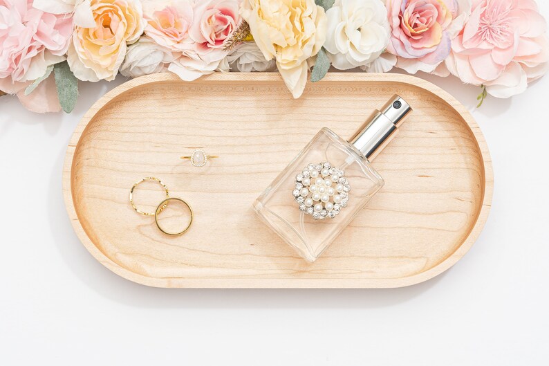 Maple Wood Catchall Tray | Long Oval Jewelry Dish | Photography Photo ...