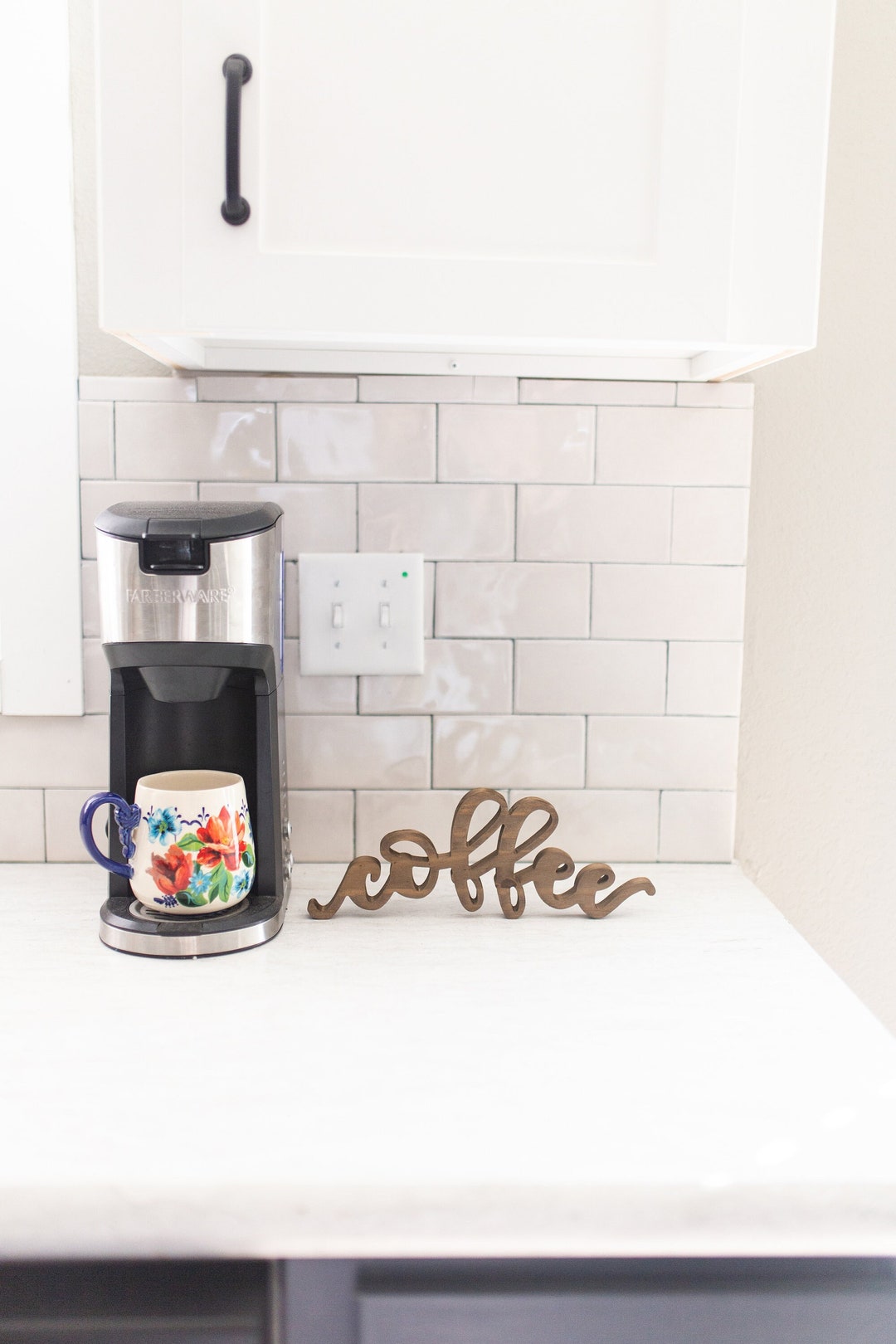 Wood Coffee Sign | Rustic Thick Freestanding Coffee Bar Sign | Coffee ...