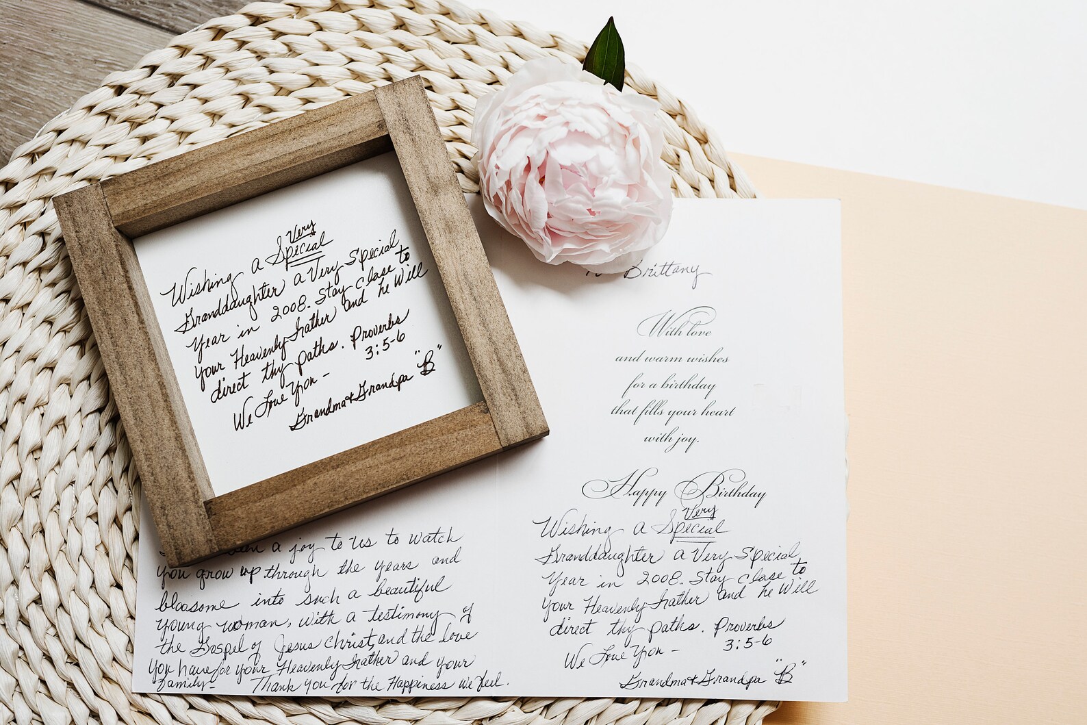 Laser Engraved Handwritten Handwriting Gift Custom Family - Etsy