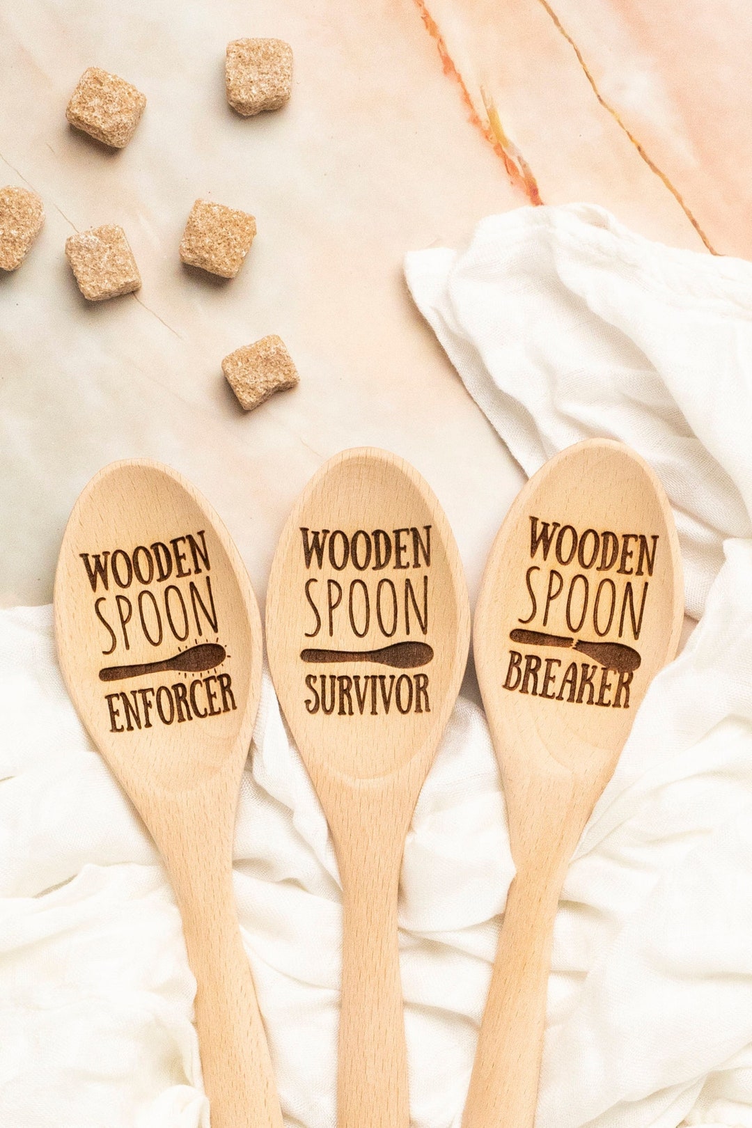 Wooden Spoon Survivor Enforcer Breaker Engraved Wood Spanking Spoon ...