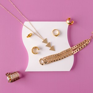 Square PVC Wavy Tray Display Modern Boho Decor | White Ripple Board ...