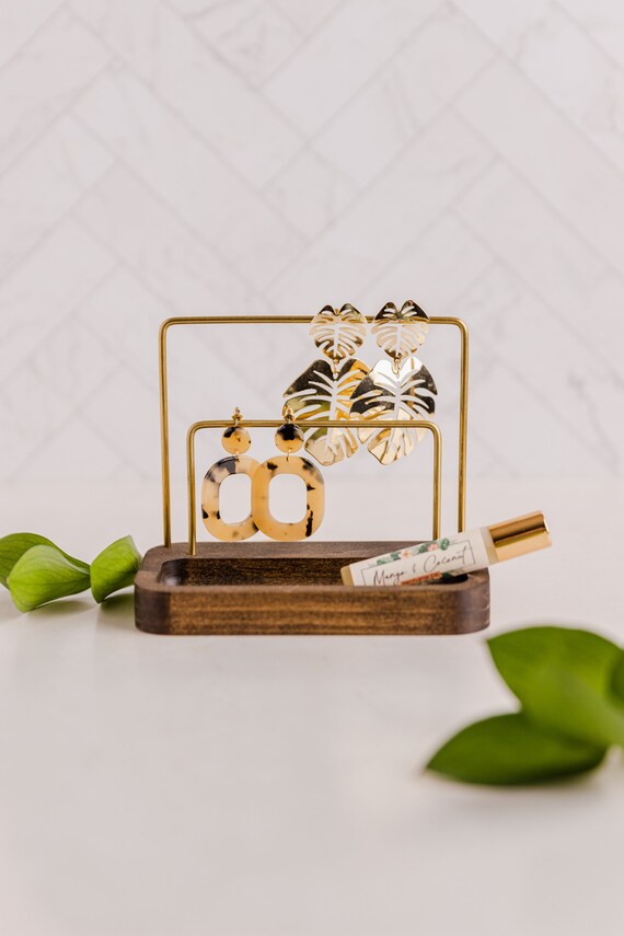Small Earring Stand Modern Minimalist Jewelry Storage - Etsy