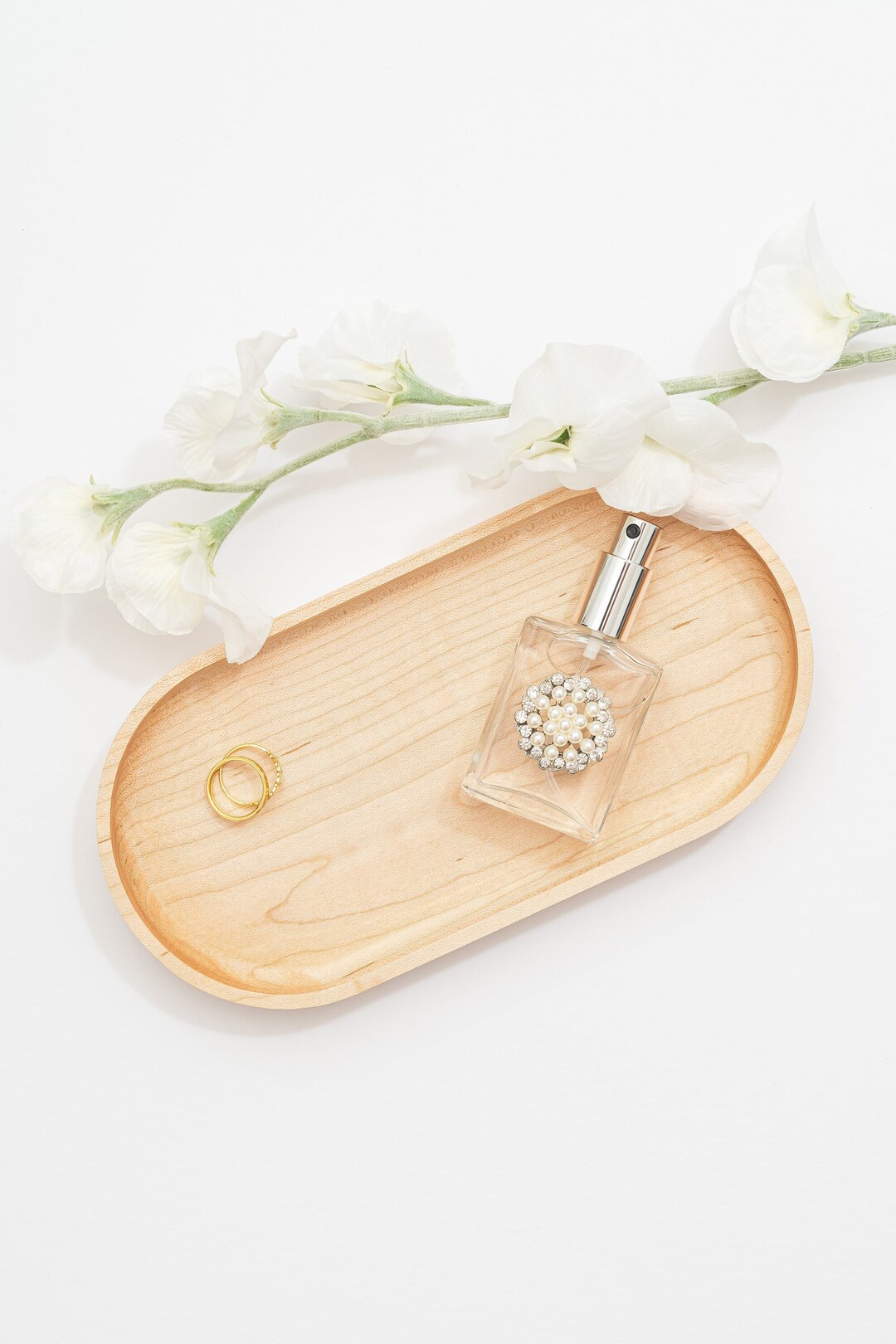 Maple Wood Catchall Tray | Long Oval Jewelry Dish | Photography Photo ...