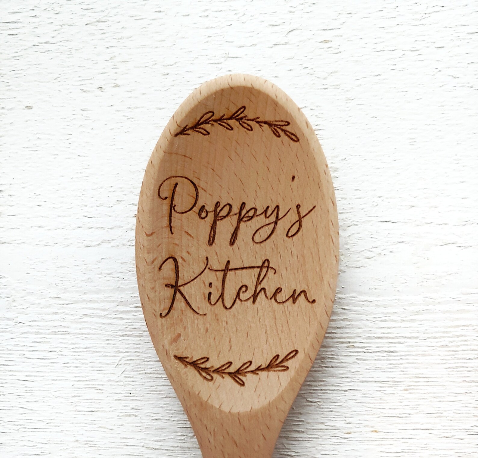 Personalized Name Wood Spoon Custom Wooden Mixing Spoon - Etsy