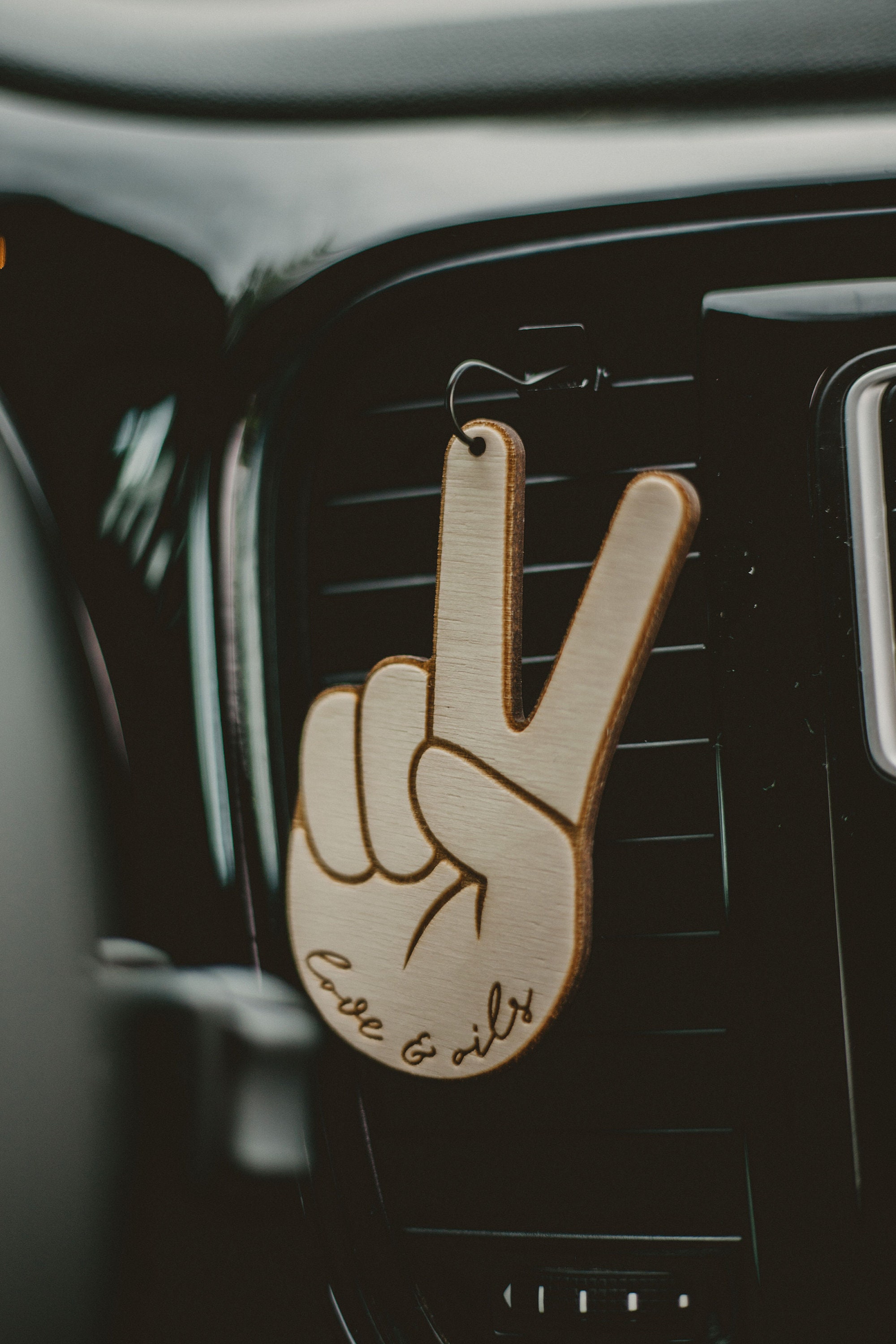 Peace Love Oils Wood Essential Oil Diffuser Peace Sign | Etsy