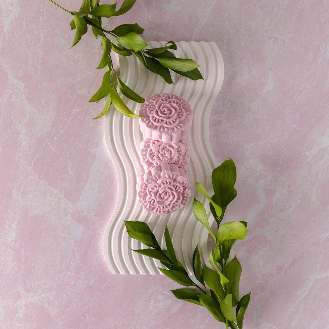 Wavy Tray Long PVC Wavy Board Display Modern Boho Decor White Ripple ...