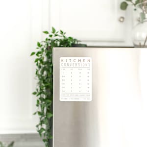 Kitchen Conversion Magnet White Kitchen Measurement - Etsy