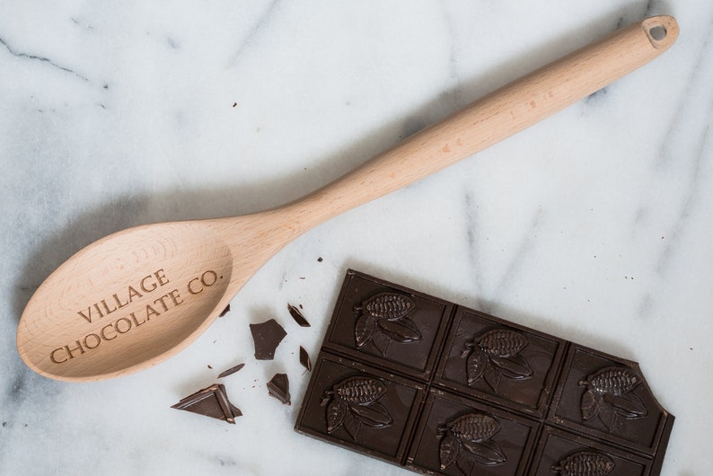Logo Spoon | Custom Laser Engraved Wooden Spoon With Your Business Logo ...