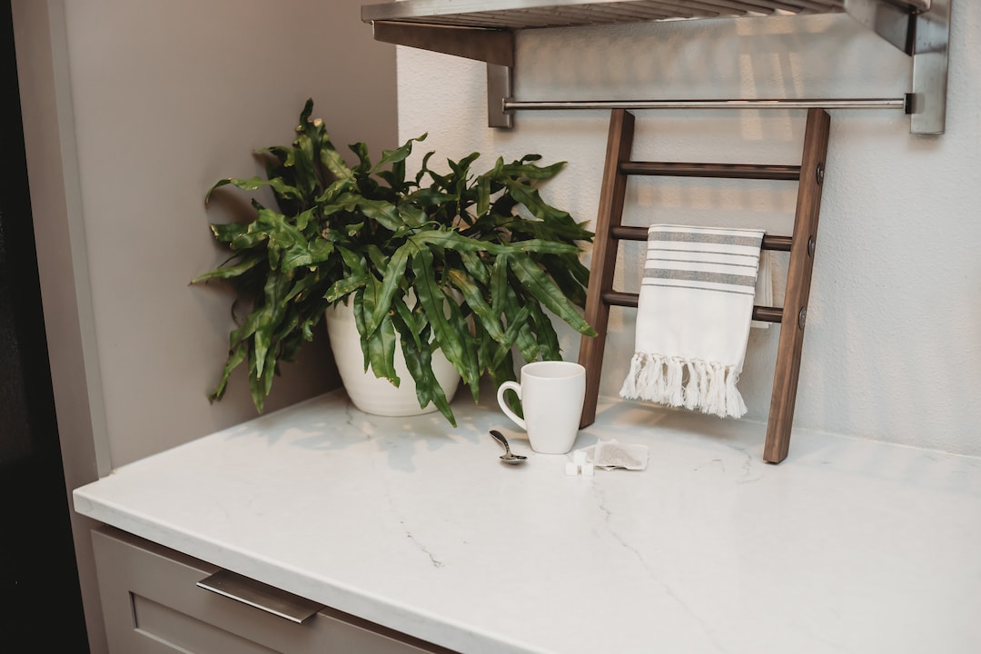 Tea Towel Mini Ladder Modern Rustic Farmhouse Kitchen or Bathroom Wood ...