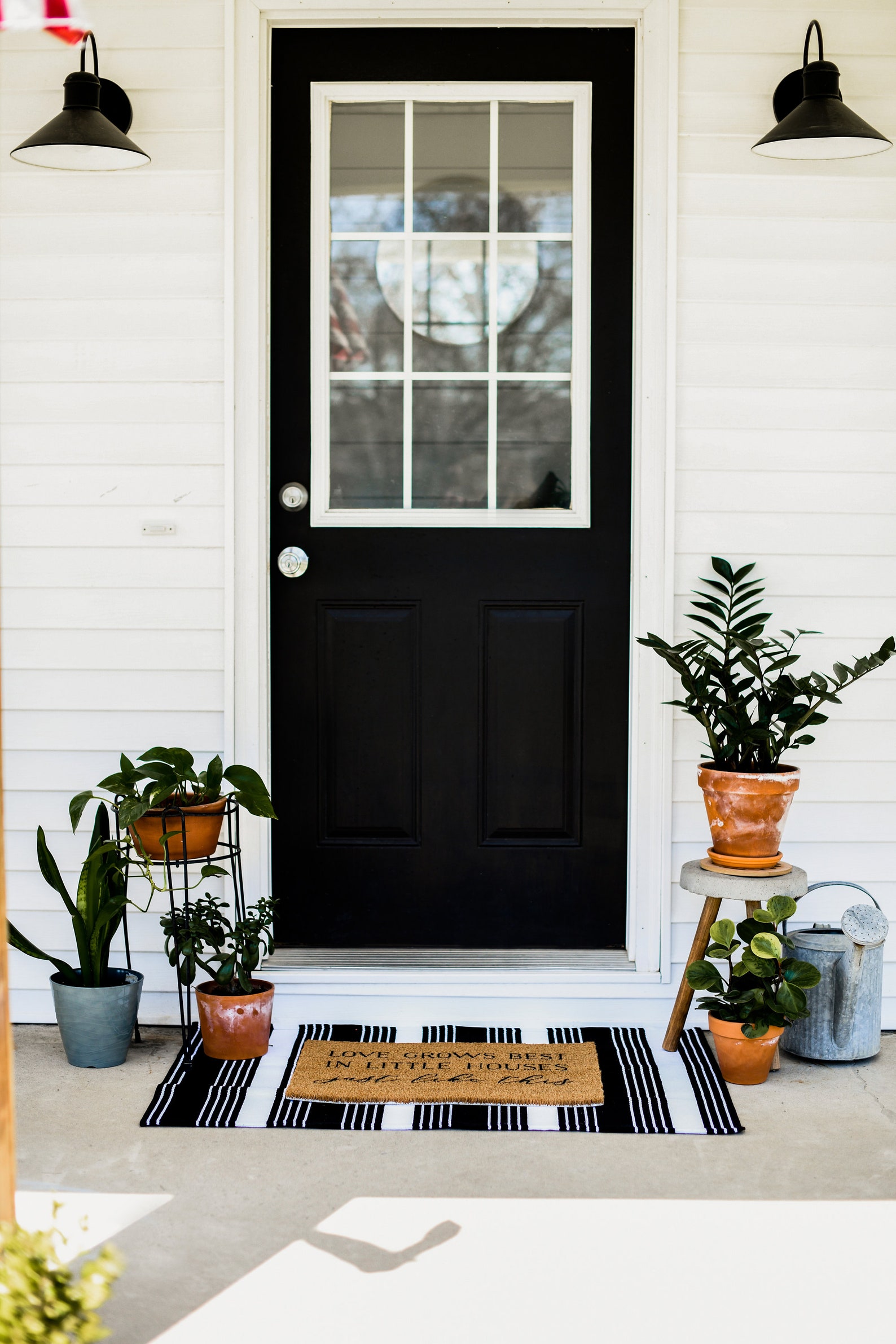Love Grows Best in Little Houses Just Like This Doormat | Farmhouse ...