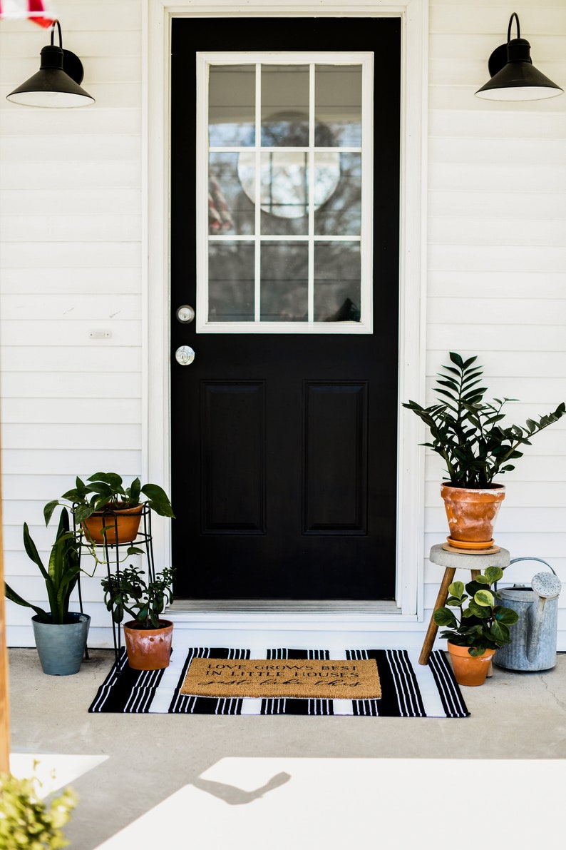 Love Grows Best in Little Houses Just Like This Doormat | Farmhouse ...