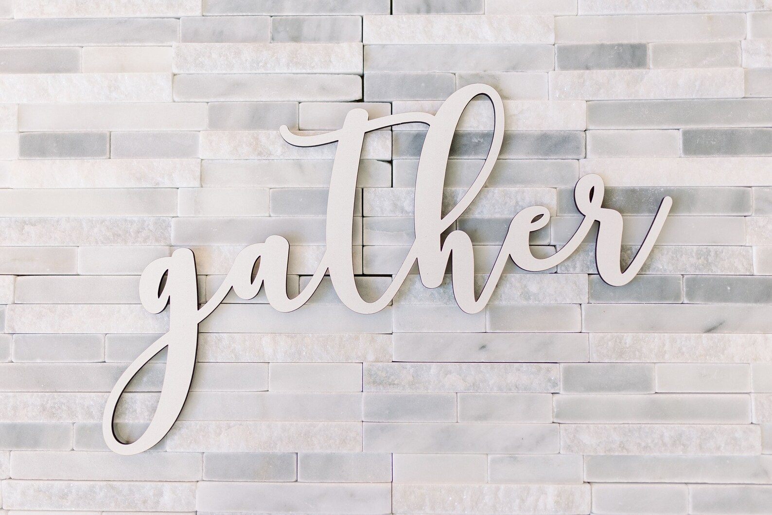 Gather Sign Gather Word Cut Out Gather Cutout Gather | Etsy