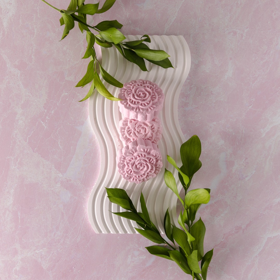 Wavy Tray Long PVC Wavy Board Display Modern Boho Decor White Ripple ...